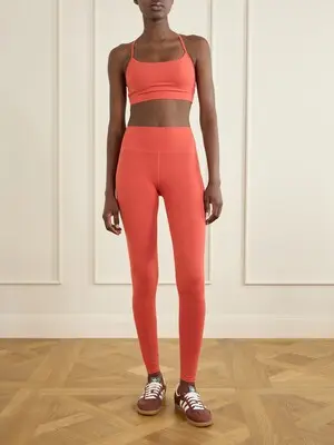 Varley Always High Rise Stretch Recycled Leggings - Red