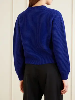 JIL SANDER Ribbed-knit Wool Sweater