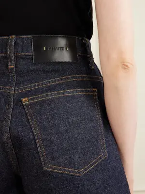 Khaite Danya Straight-leg Denim Shorts