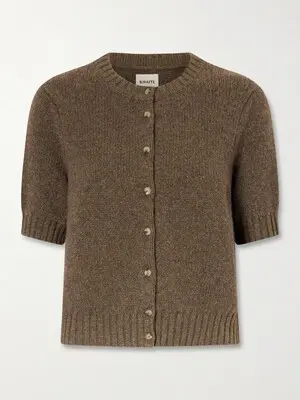Khaite Nora Cashmere Cardigan - Green
