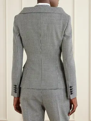 Alexander McQueen Gingham Wool Jacket