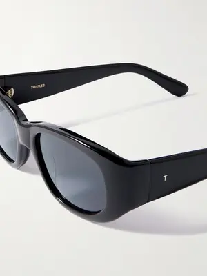 THISTLES The Al Square Frame Acetate Sunglasses