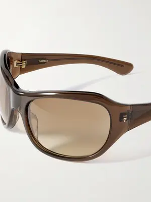 THISTLES The Atlas D-frame Tortoiseshell Acetate Sunglasses