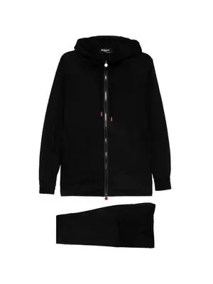 Kiton Zip-up Hooded Jumpsuit