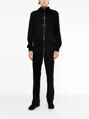 Kiton Zip-up Hooded Jumpsuit