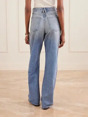 SLVRLAKE Cassie High-rise Wide-leg Jeans - Blue