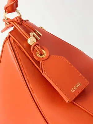 Loewe Puzzle Small Leather Shoulder Bag - Orange