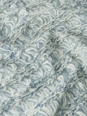 THE ELDER STATESMAN Cashmere And Silk-blend Scarf