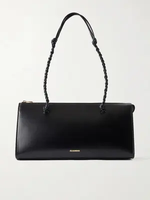 JIL SANDER Tangle Tent Leather Shoulder Bag