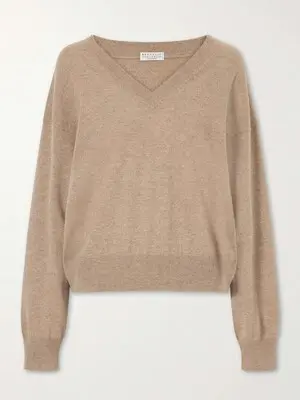 Brunello Cucinelli Cashmere V-neck Sweater