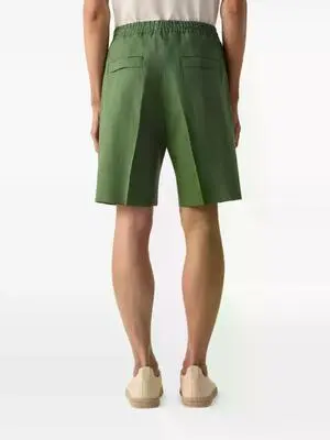 Zegna Oasi Lino Elasticated Shorts