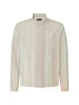 Zegna Striped Silk Jacket