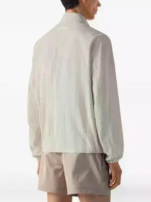 Zegna Striped Silk Jacket