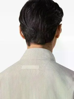 Zegna Striped Silk Jacket