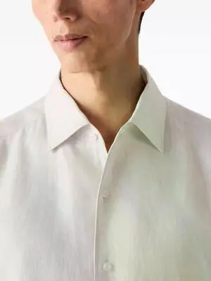 Zegna Oasi Lino Shirt - Neutrals