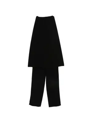 VESTIAIRE D'UN OISEAU LIBRE Monolith Strapless Trousers Set - Black