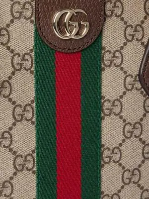 Gucci Ophidia Gg Fabric Shopping Bag - Multicolor