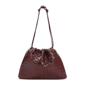 Bottega Veneta Bottega Veneta Barolo Calf Leather Pouch Red