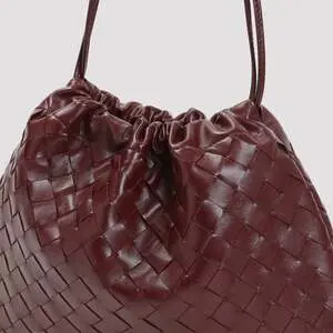 Bottega Veneta Barolo Calf Leather Pouch - Red