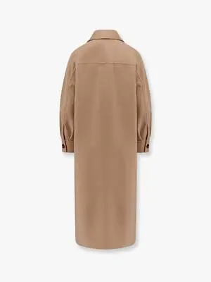 Max Mara Wool And Cashmere Single-breasted Coat - Multicolor