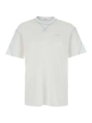 Givenchy T-shirt With Logo On Front In Cotton For - White