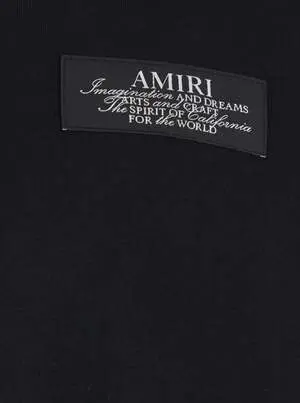Amiri T-shirt With Spirit Print On The Front In Cotton - Black