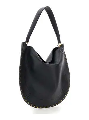 Isabel Marant Étoile Studded Leather Hobo Shoulder Bag - Multicolor