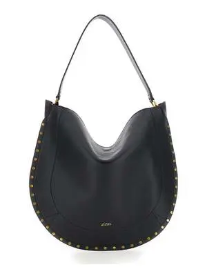 Isabel Marant Étoile ISABEL MARANT Studded Leather Hobo Shoulder Bag Multicolor