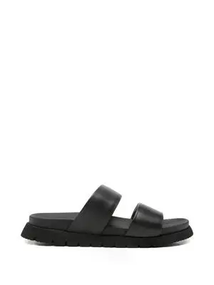 SERGIO MORETTI FIRENZE Double Strap Sandals - Black