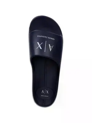 Armani Exchange A|x Logo Print Slides