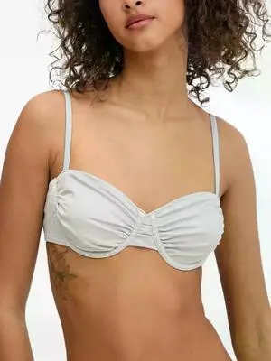 Armani Exchange Ruched Underwired Bikini Top