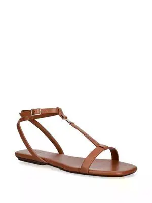Armani Exchange Logo Plaque T-bar Sandals