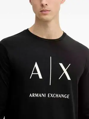 Armani Exchange Logo-print Long-sleeve T-shirt