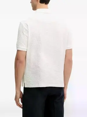 Armani Exchange Logo-patterned Polo Shirt