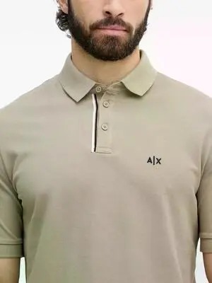 Armani Exchange Logo-embroidered Polo Shirt