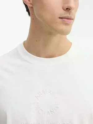 Armani Exchange Logo-embossed Short-sleeve T-shirt