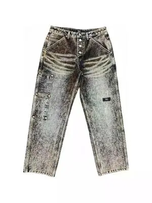 THUG CLUB Iron Faded Jeans