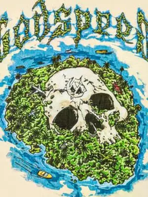GODSPEED Skull Island Graphic-print T-shirt - Neutrals