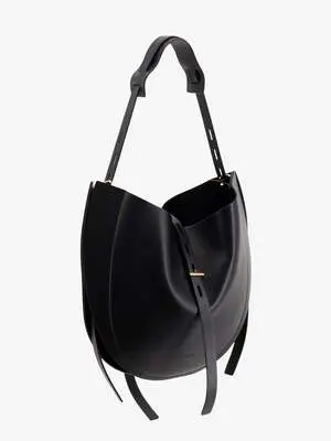 MINOBOSSI Liz Leather Tote Bag - Black