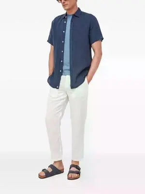 BENETTON Buttoned Short-sleeve Shirt
