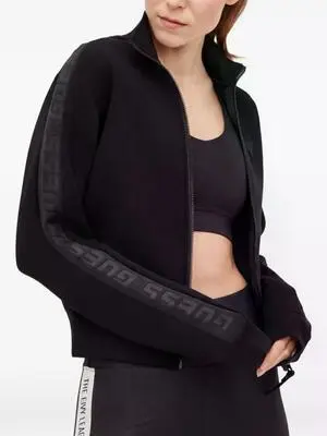 Guess Logo Zip Sweatshirt - Black