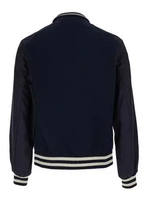 Moncler High Collar Zip Cardigan