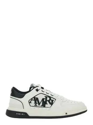Amiri Low Top Sneakers With Side Logo Patch And Contrasting Heel - Multicolor