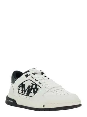 Amiri Low Top Sneakers With Side Logo Patch And Contrasting Heel - Multicolor