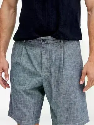 BENETTON Chambray Shorts - Blue