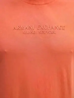 Armani Exchange Logo-embossed T-shirt
