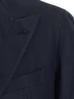 Tagliatore Montecarlo Blue Tech Fabric Suit - Multicolor