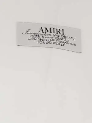 Amiri T-shirt With Spirit Print On The Front In Cotton For - White