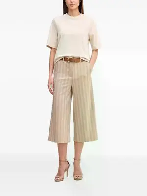 Sisley Striped Trousers - Neutrals
