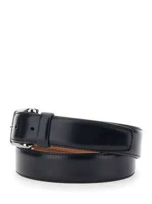 TOD'S Leather Belt With Adjustable Buckle Closure